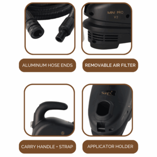 Spray Tan Machine - Pro Mini V2 with Classic HVLP - Kit